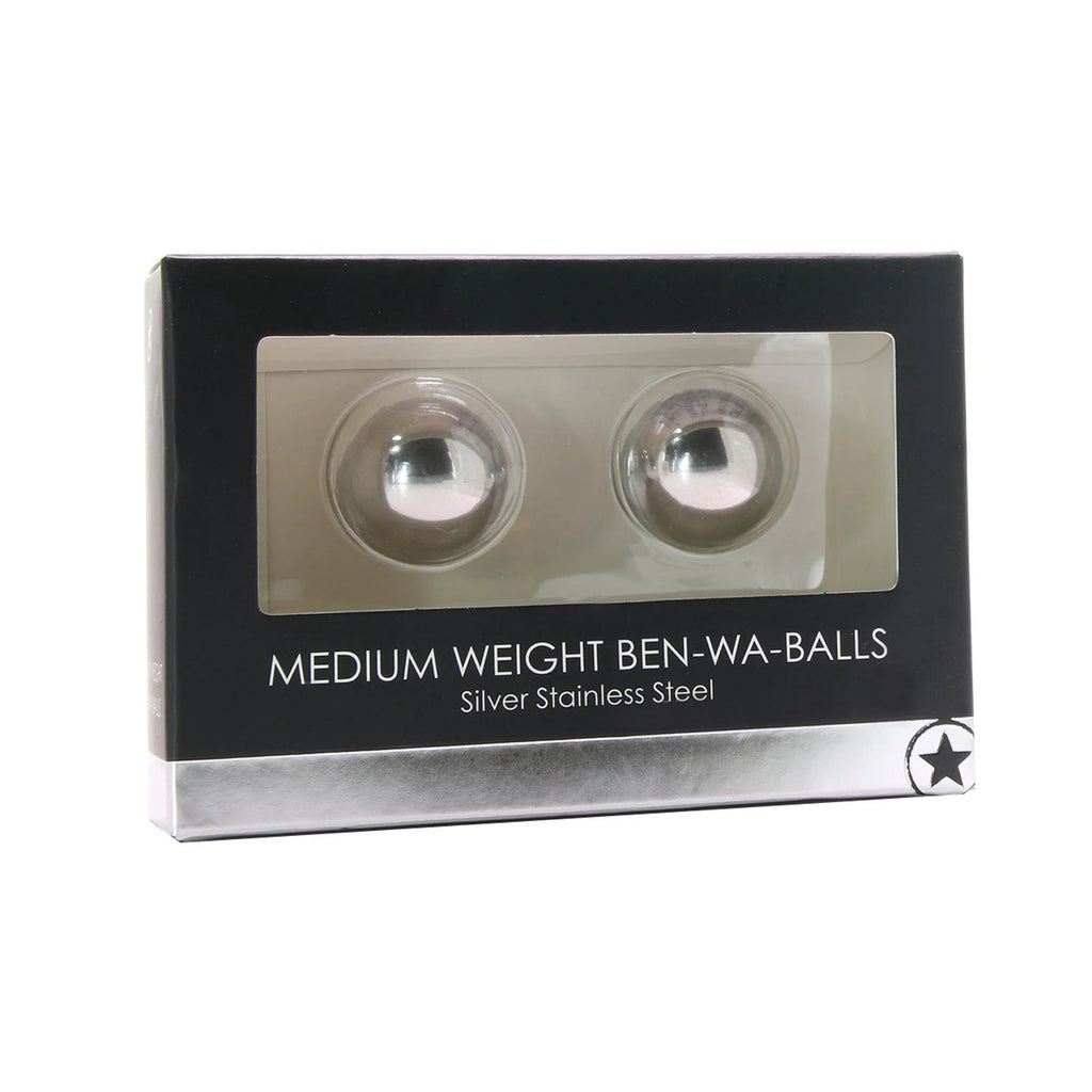 Medium Weight Stainless Steel Ben-Wa Balls by Ouch! – Luxurious Bliss